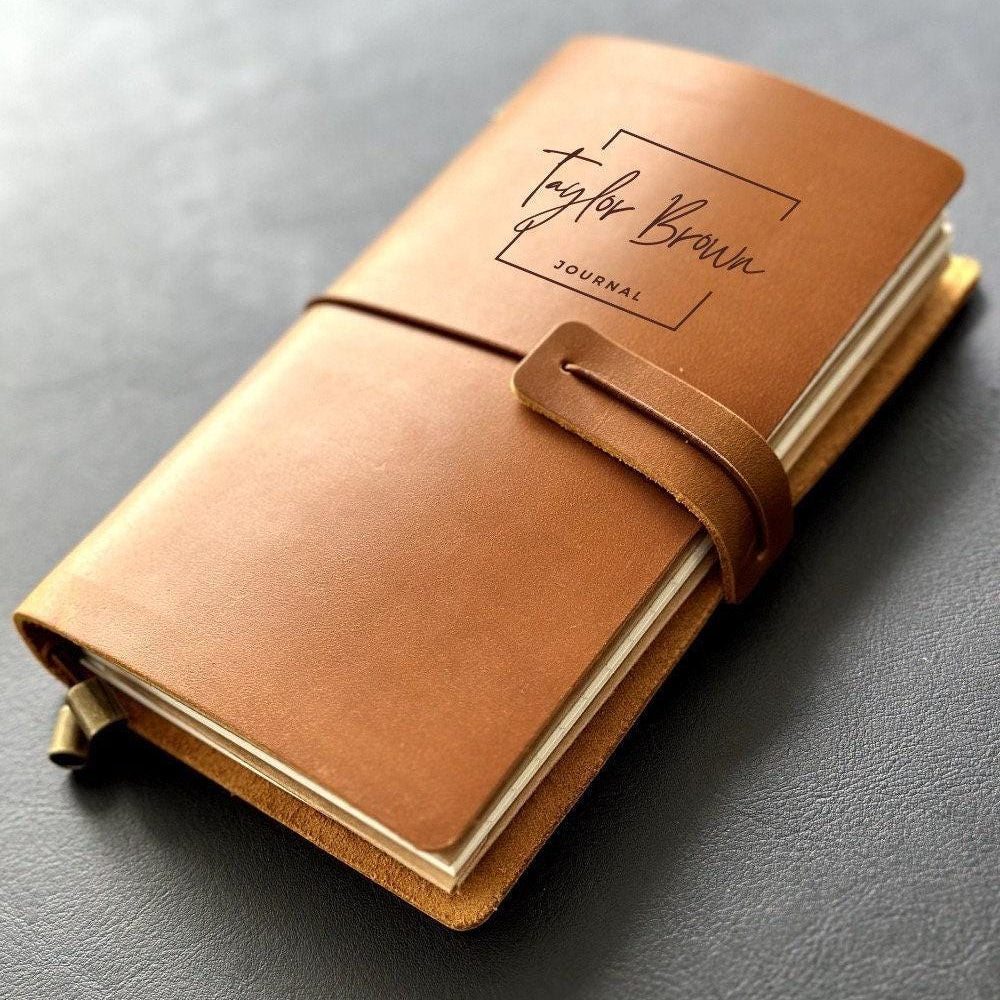 Personalised Leather Journals & Notebooks | Handmade Custom Gifts ...